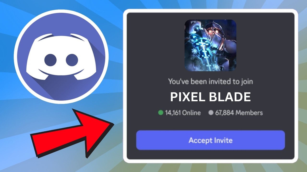 How to Join Pixel Blade Discord Server - YouTube
