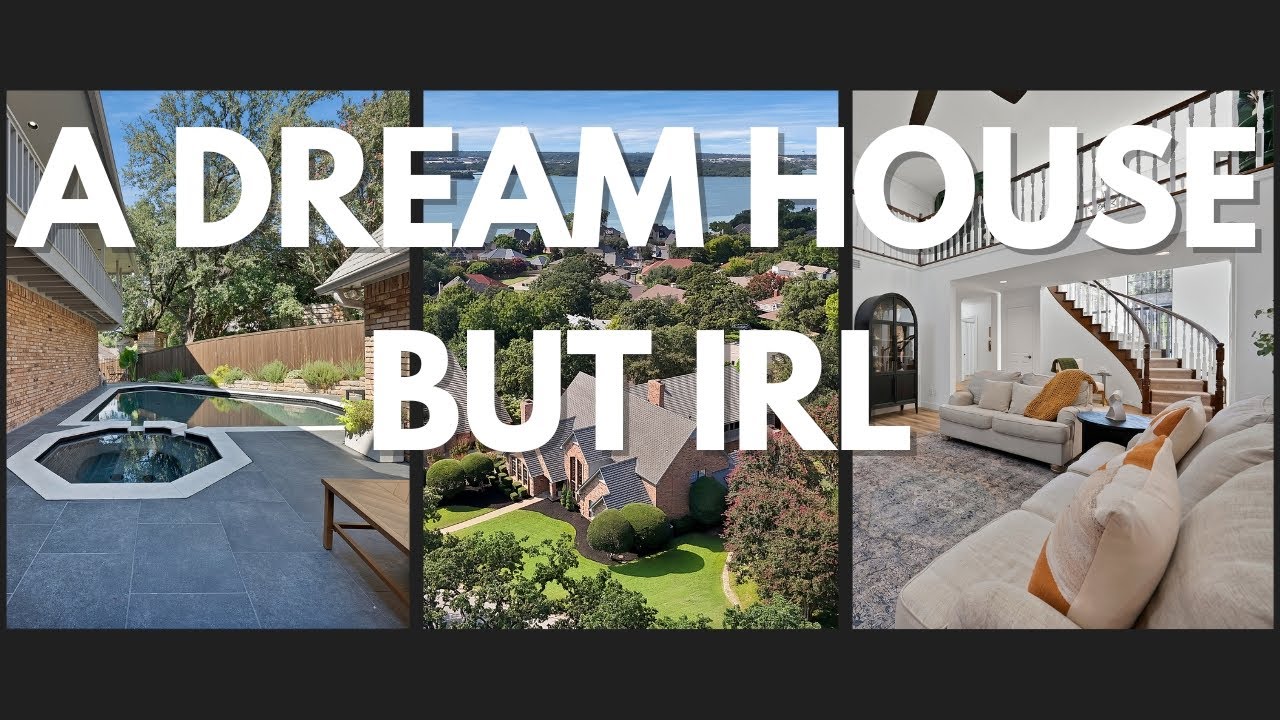 A Dream House But IRL | Lake Arlington Luxury Home Tour - YouTube
