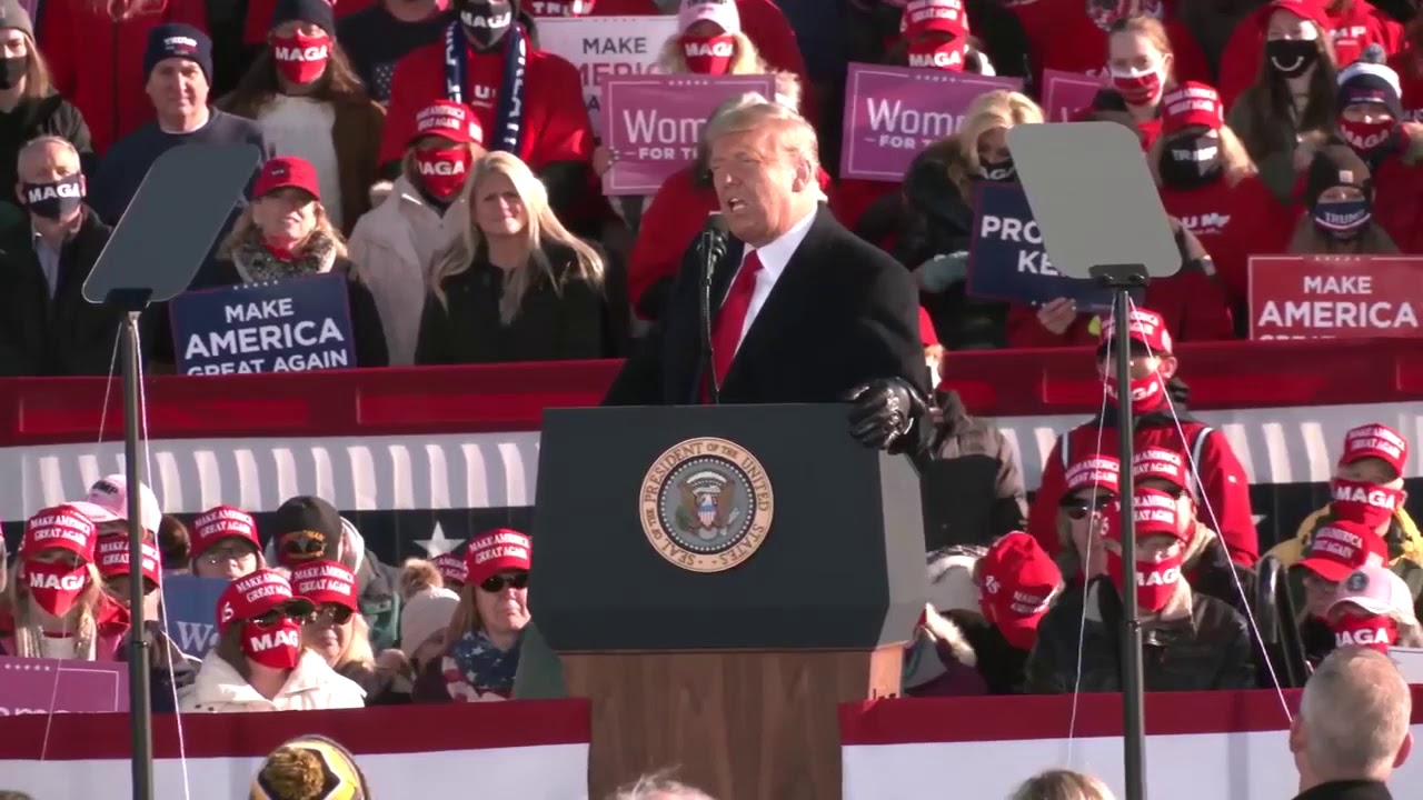 President Donald Trump Rally in Green Bay, WI - October 30, 2020 - YouTube