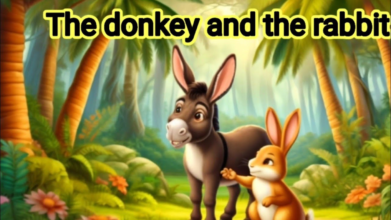 the donkey and the rabbit #morals kids story #motivational story ...