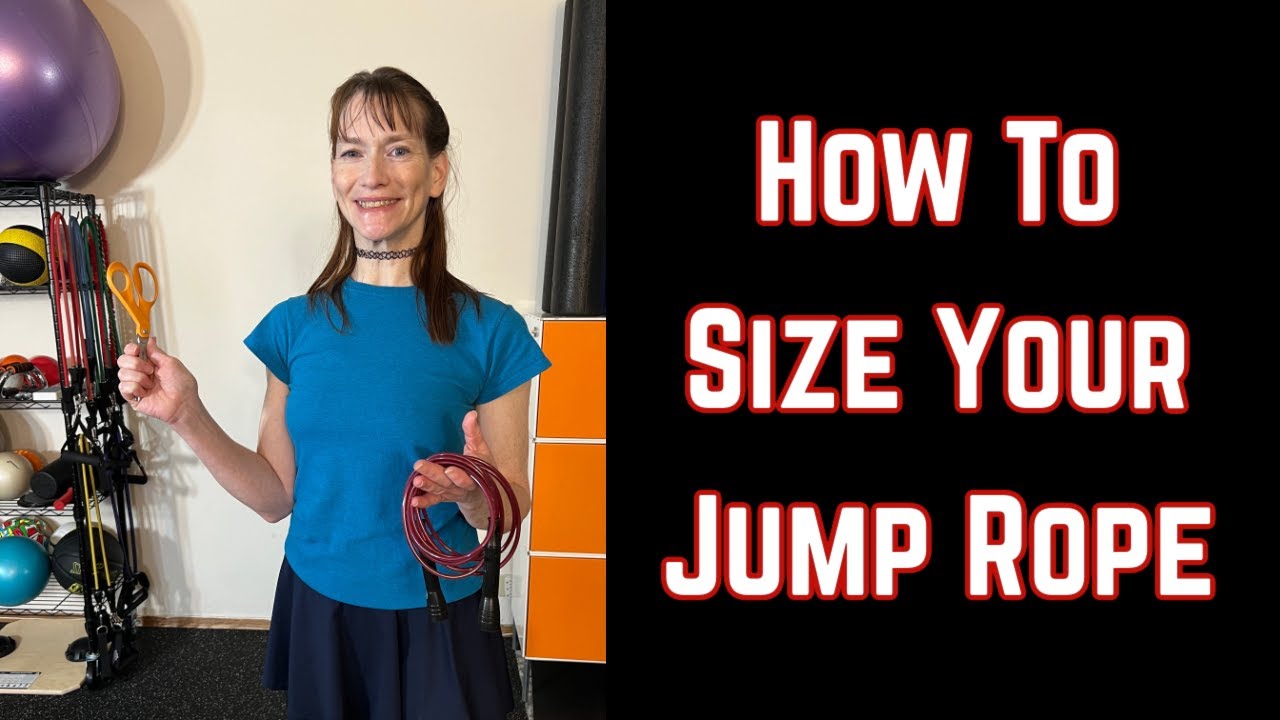 How to size your jump rope - YouTube