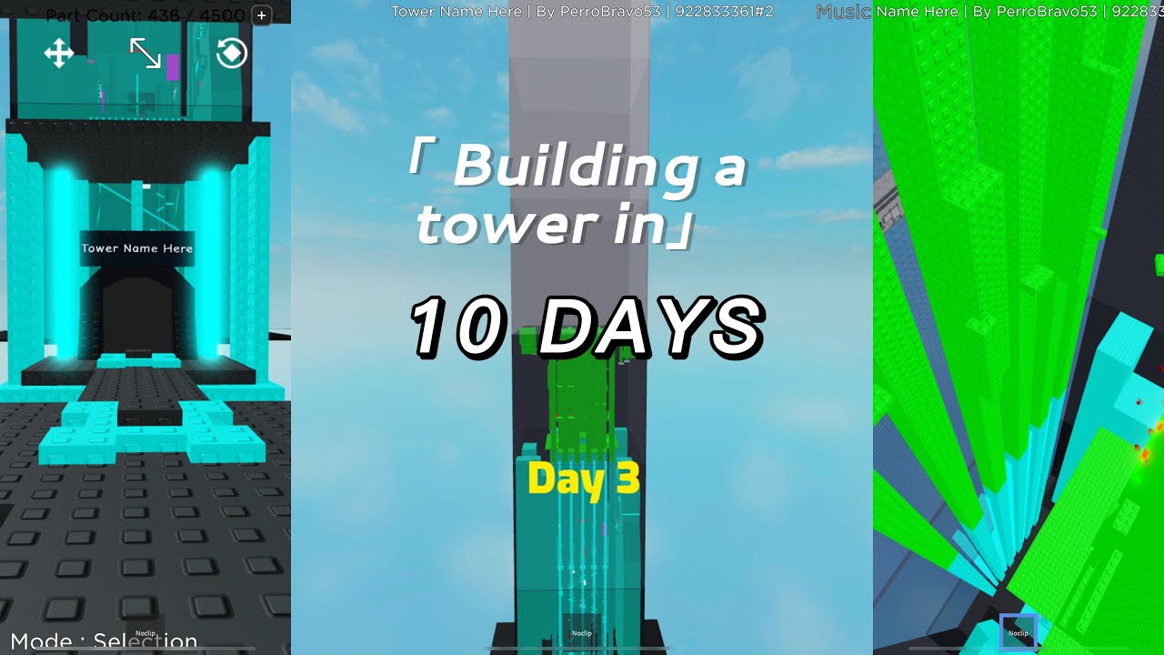 Tower Creator - Building a tower in 10 DAYS! (Day 3) | Roblox - YouTube