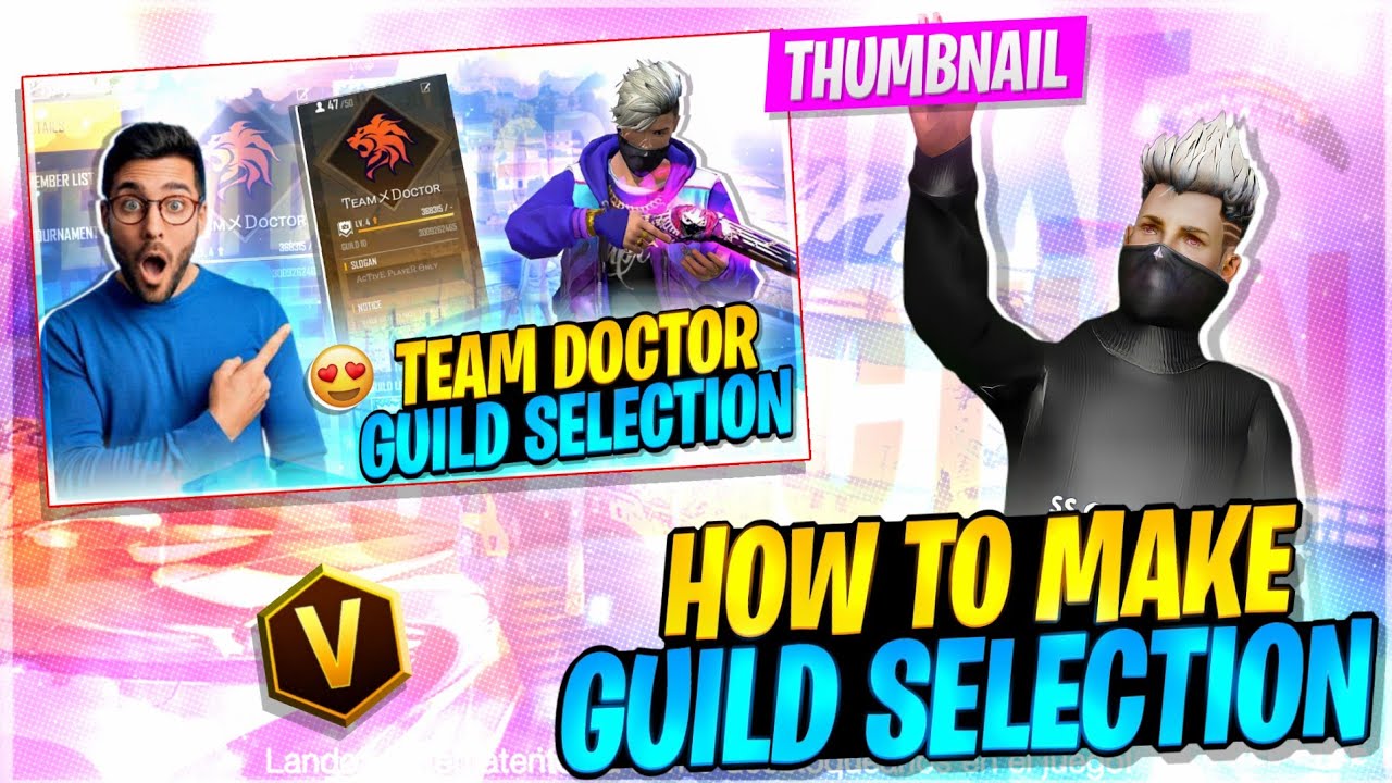 how to make 💖 guild selection thumbnail 😯 || pscc || pgn gamer ff - YouTube