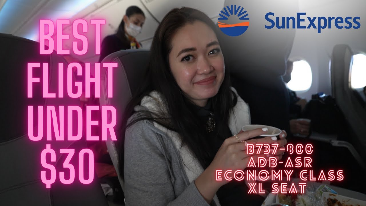 SunExpress Airlines Boeing 737-800 | Amazing Economy Class Flight ...
