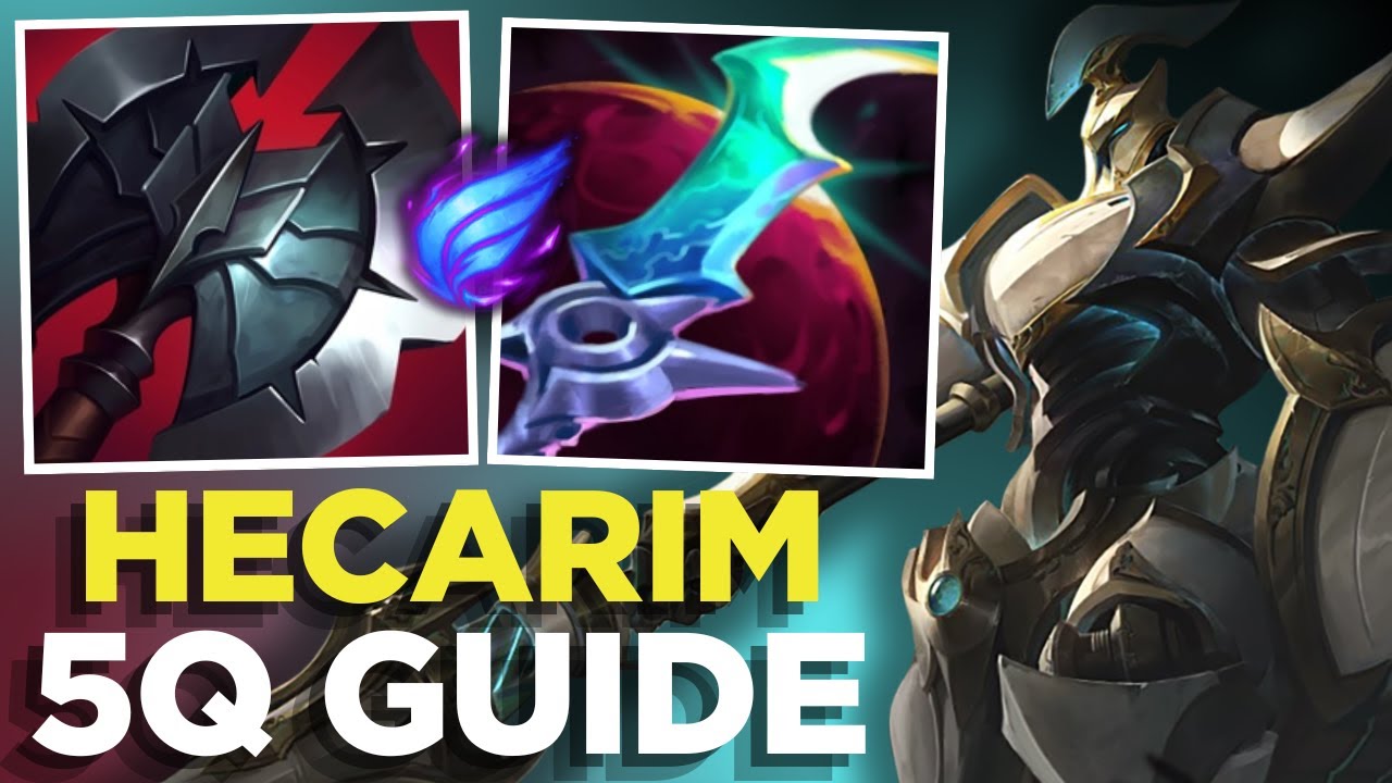 🐎 ULTIMATE HECARIM 5Q GUIDE – HOW TO CARRY GAMES! 🔥- S16 Wild Rift ...