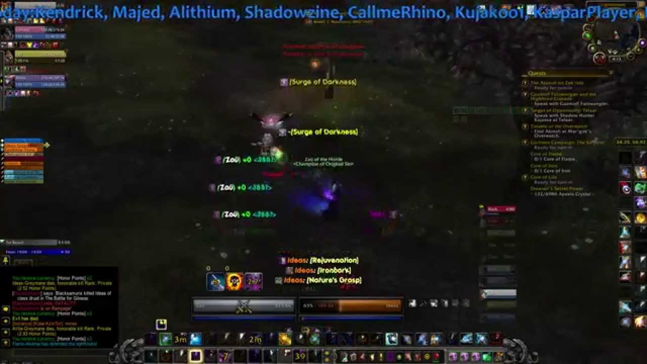 Wow Shadow Priest PvP Dots - YouTube
