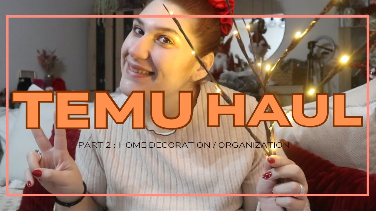 TEMU HAUL : Home Organization & Decoration •Jewels •Λευκά Είδη ...