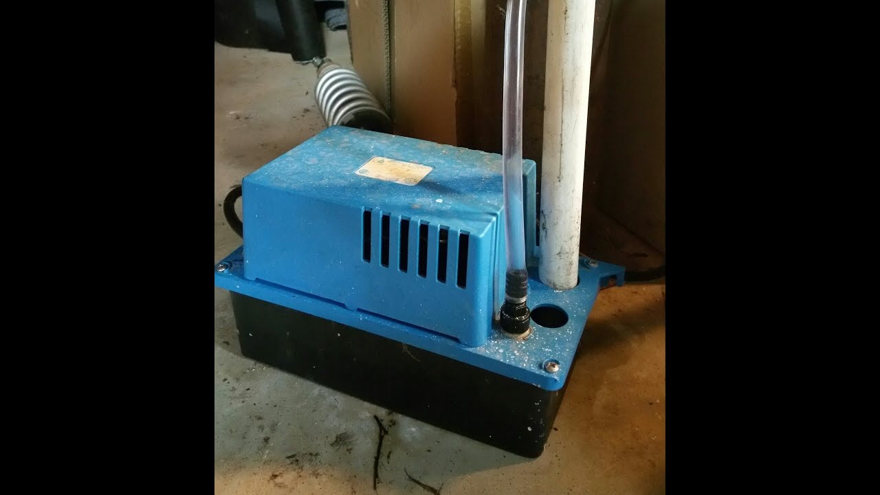 If your home Air Conditioning AC Unit condensate water pump is leaking ...