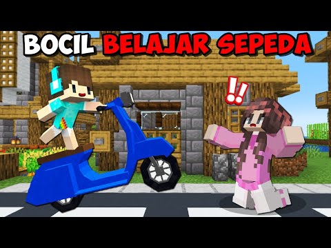 Bocil Teguh Belajar Naik Sepeda Listrik , Apakah Bisa Atau Malah Nyemplung ??