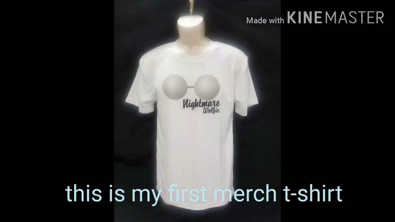 This is my 1st merch t-shirt guys! read desription to learn more - YouTube