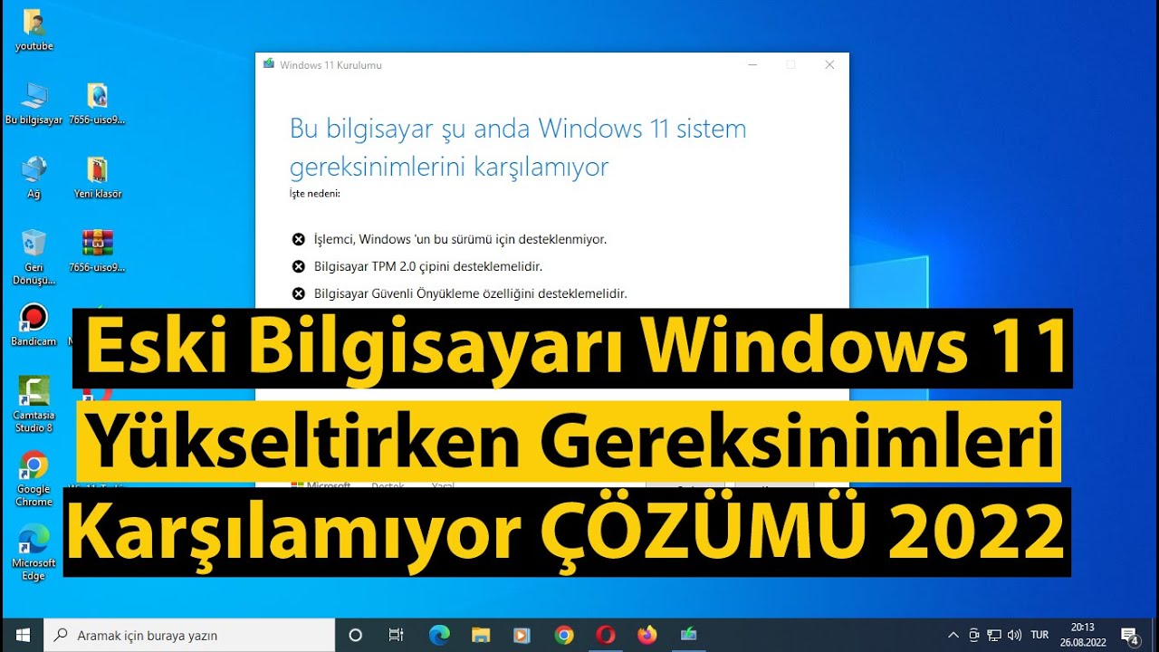 Bu Bilgisayar Şu Anda Windows 11 Sistem Gereksinimlerini Karşılamıyor ...
