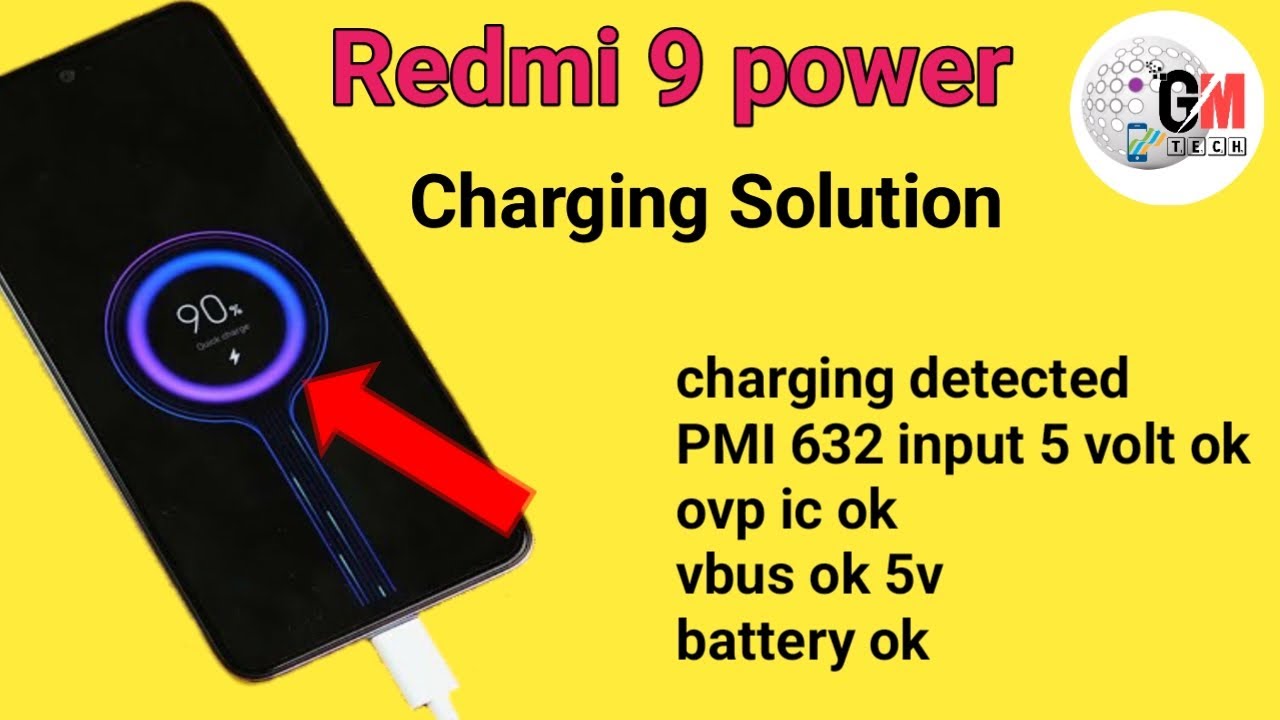 redmi 9 power charging problem/9power charging issue @gmtechacademy ...