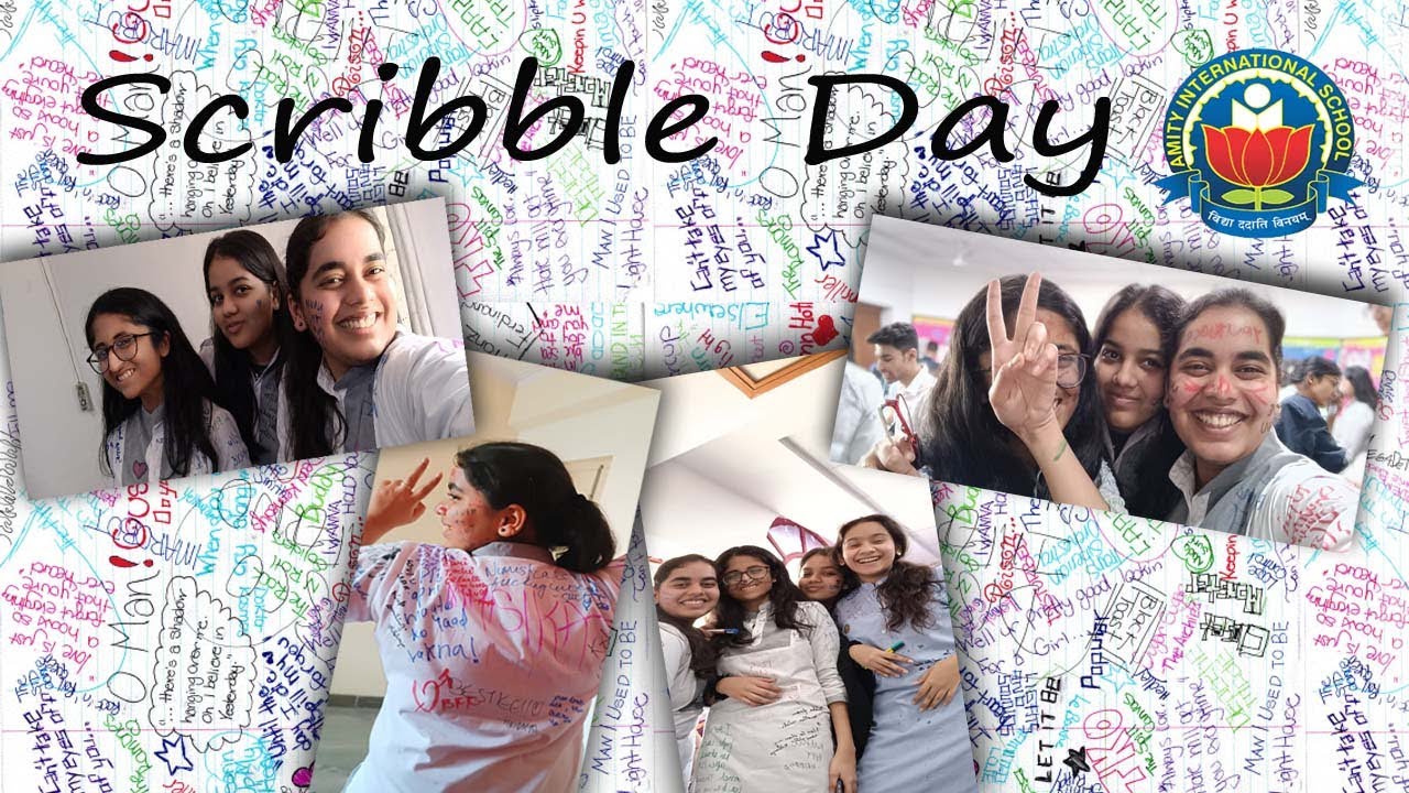 Scribble Day'23 |Amity International School Noida | Nimishka Mehta - YouTube