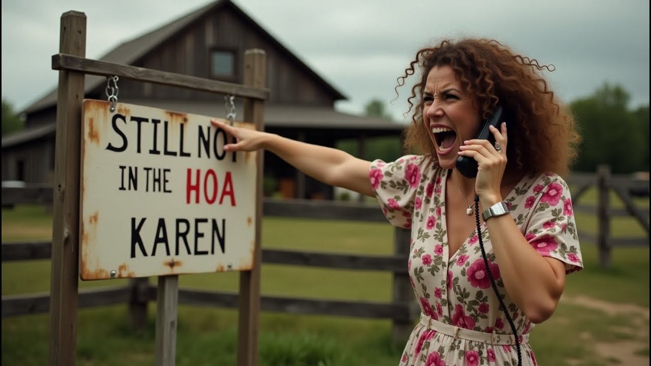 Crazy HOA Karen AIMS A GUN at Farmer – And He’s Not Even in the HOA ...