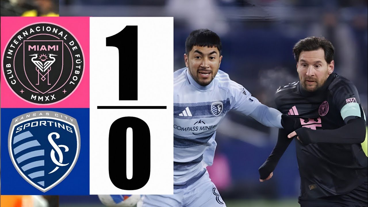 Messi Goal Saving Hero Sporting Kc Vs Inter Miami 0 1 All Goals