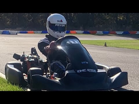 Carter Pryor and Patrick Click battle it out at Mid-state kart club ...
