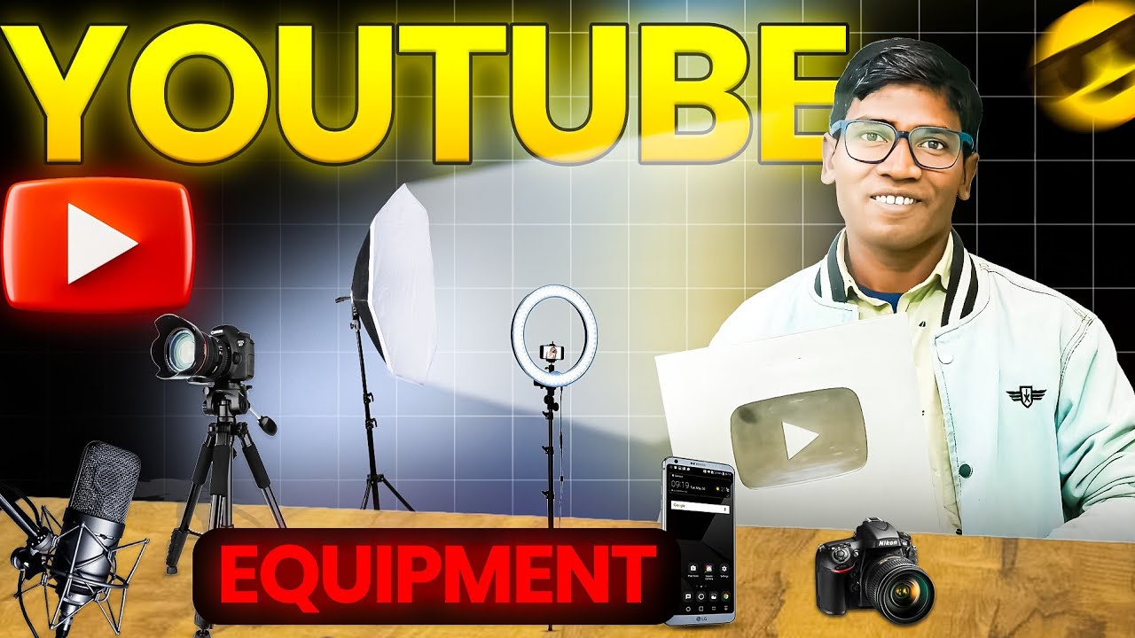 Best YouTube Setup Under 1000 | YouTube Equipment's For New YouTubers ...