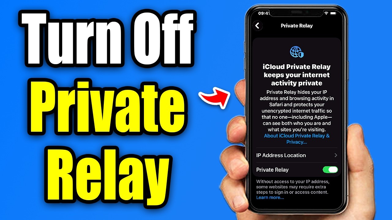 How To Turn Off iCloud Private Relay on iPhone/iPad - YouTube