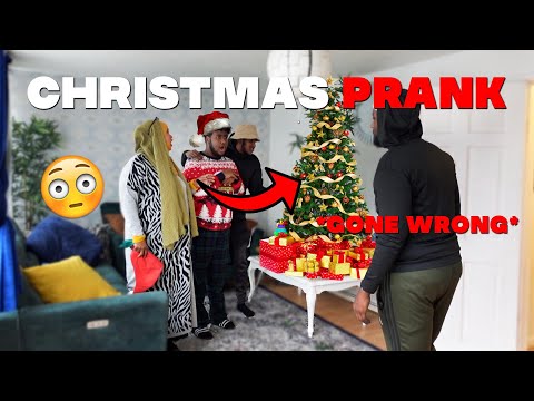 Christmas Prank ON MY MUSLIM BROTHERS & MUM!! *GONE WRONG*