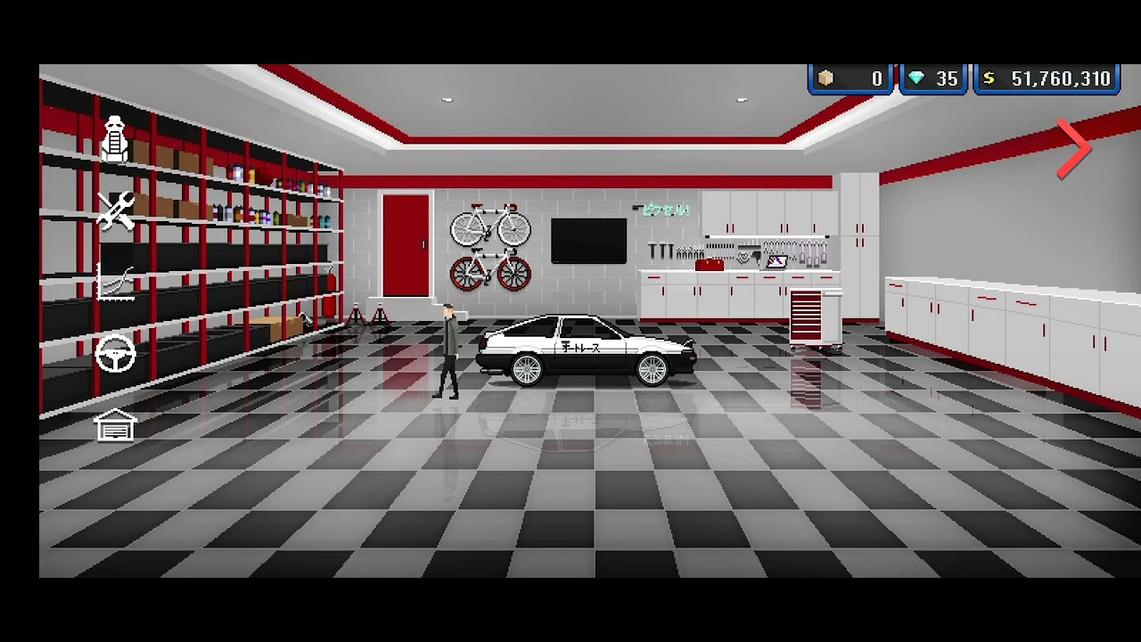 Toyota AE86 Trueno initial D - Pixel Car Racer - PCR #shorts - YouTube