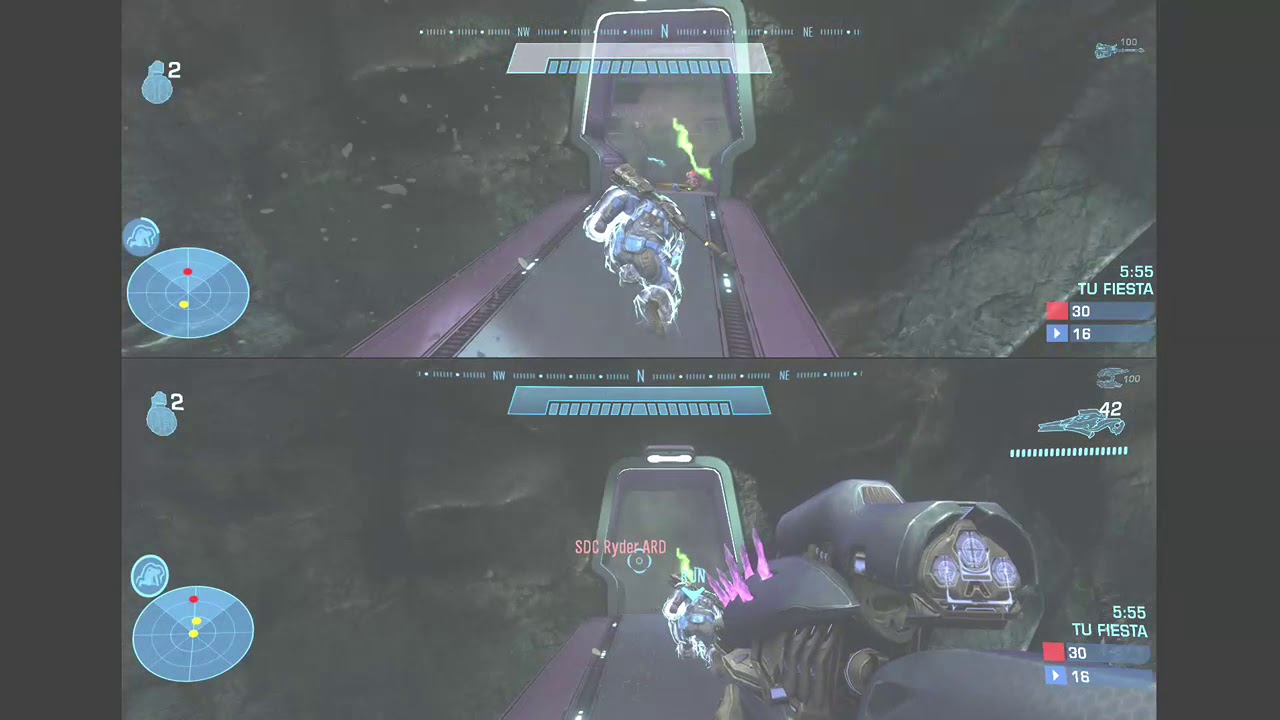 Split screen reach - YouTube