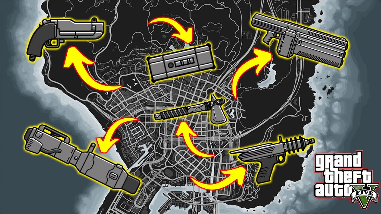 GTA 5 - All Updated Secret and Rare Weapon Locations 2025! (Widowmaker ...