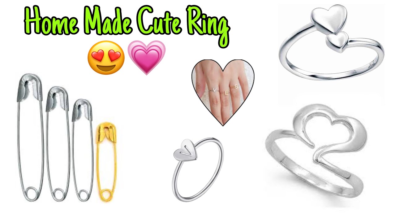DIY homemade Cutie ring💍how to make ring for cute girl at home😍 easy ...