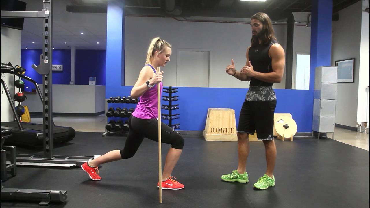 Lunge Modification - YouTube