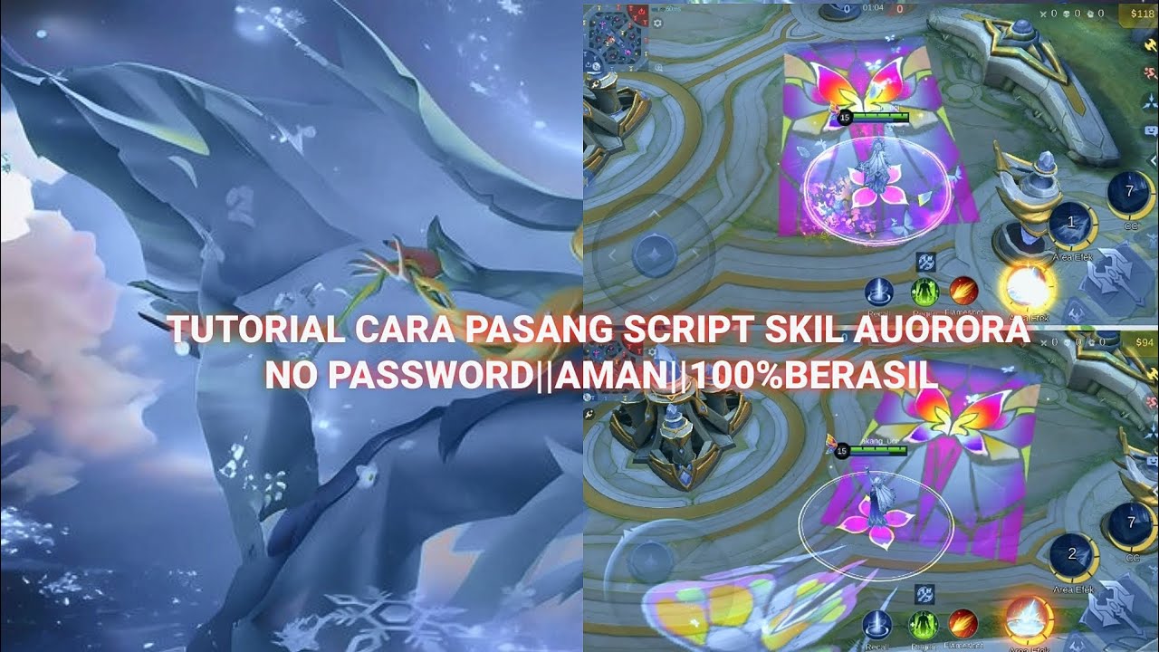 TUTORIAL CARA PASANG SCRIPT SKIL AURORA||NO PASSWORD||AMAN||100%BERASIL - YouTube