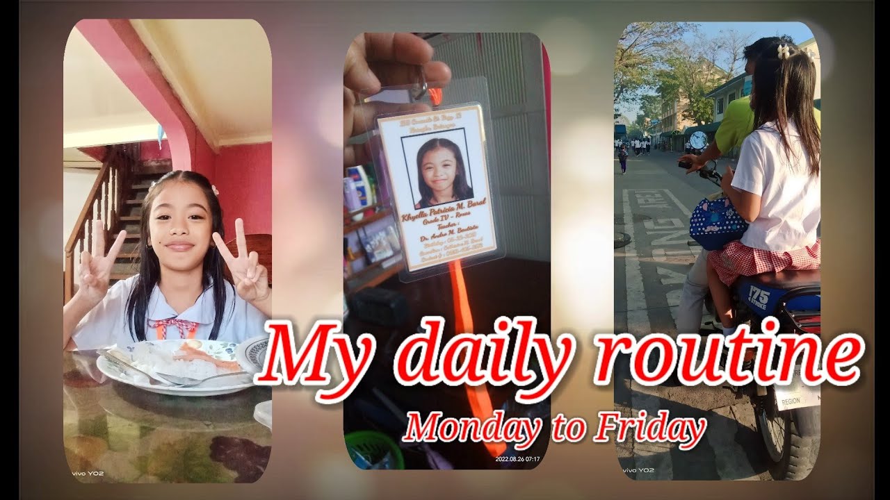 My Daily Routine (Monday to Friday) - YouTube
