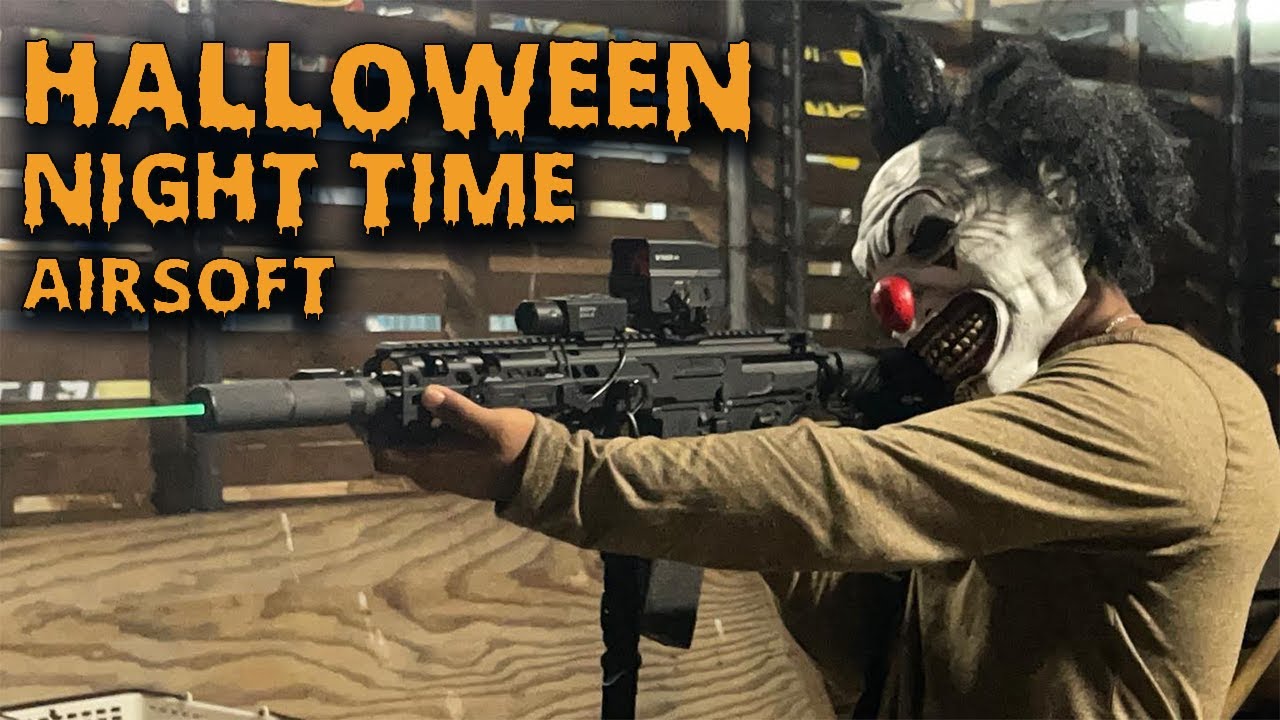 Halloween Night Time Airsoft (Okinawa, Japan) - YouTube