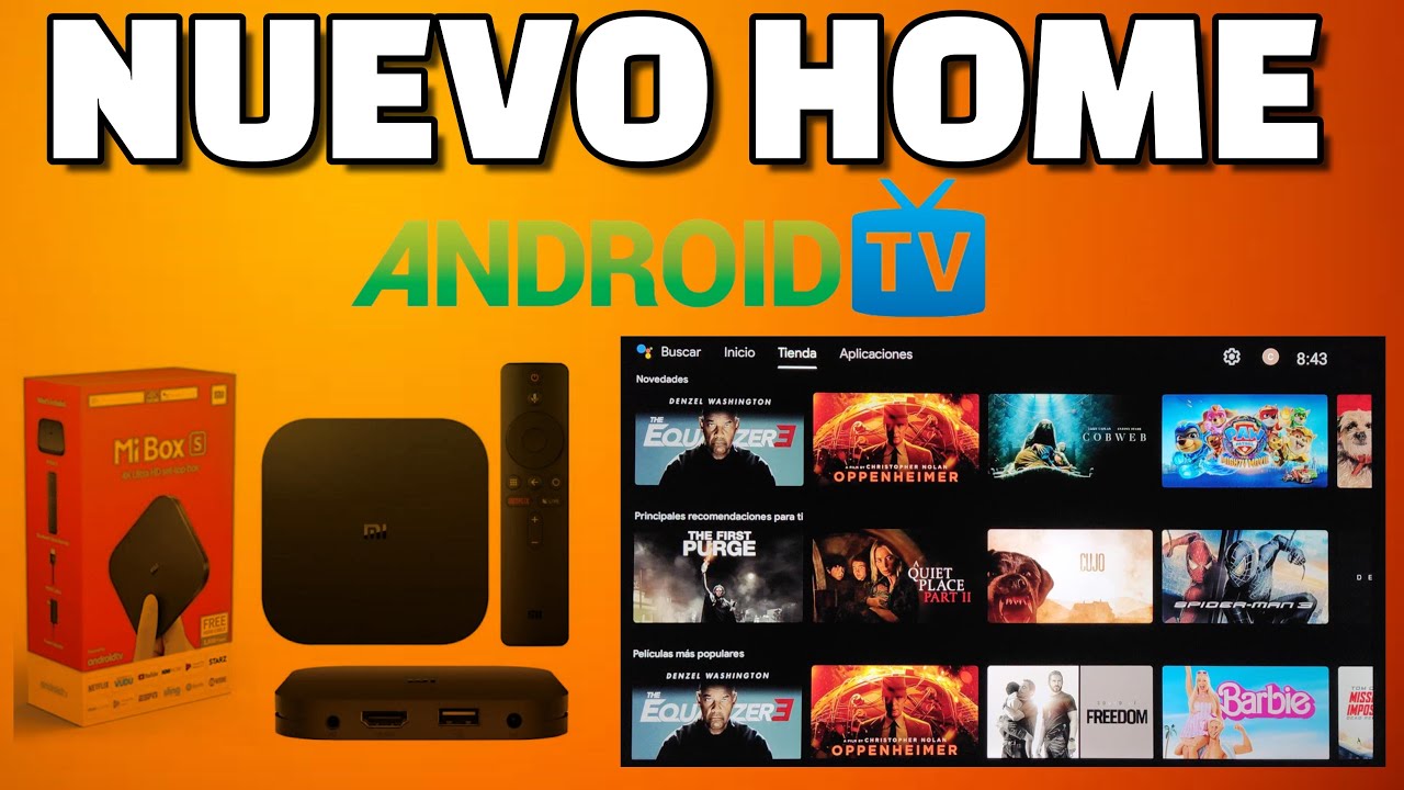 Nueva pantalla de inicio Android TV Mi Box S Nueva Home Screen Xiaomi ...