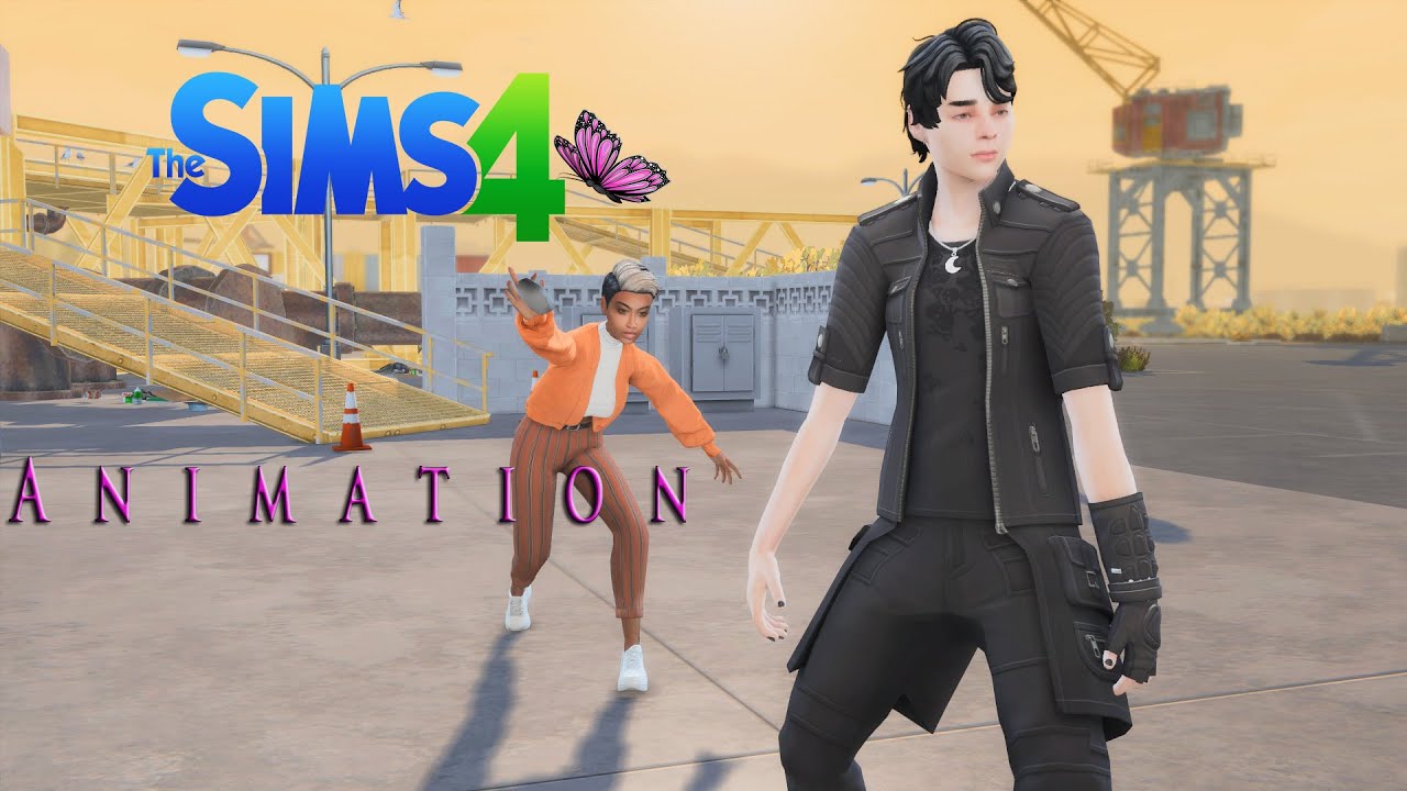 THE SIMS 4 REALISTIC ANIMATION - PACK STRIKE WITH A STONE - YouTube