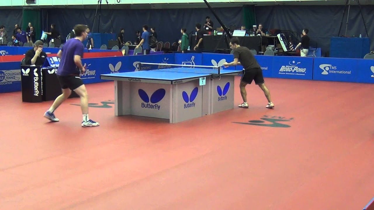 TMS 2014 College Table Tennis Championships - Men's Singles Round of 16 ...
