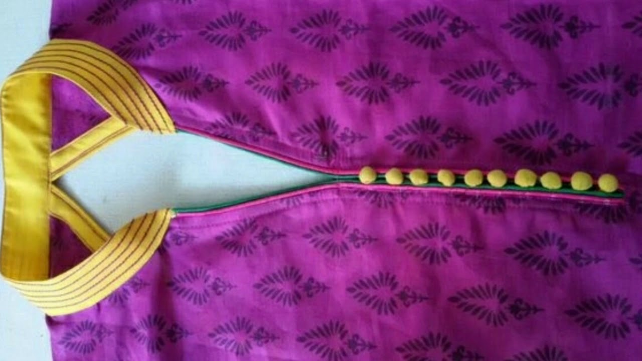New neck designs/stylish collar neck designs for kurti/kurta - YouTube