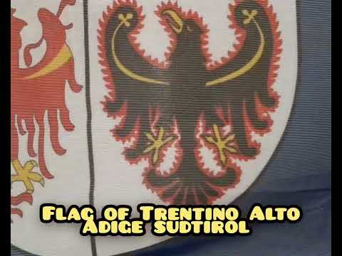 Flag of Trentino Alto Adige Südtirol/ SouthTyrol.