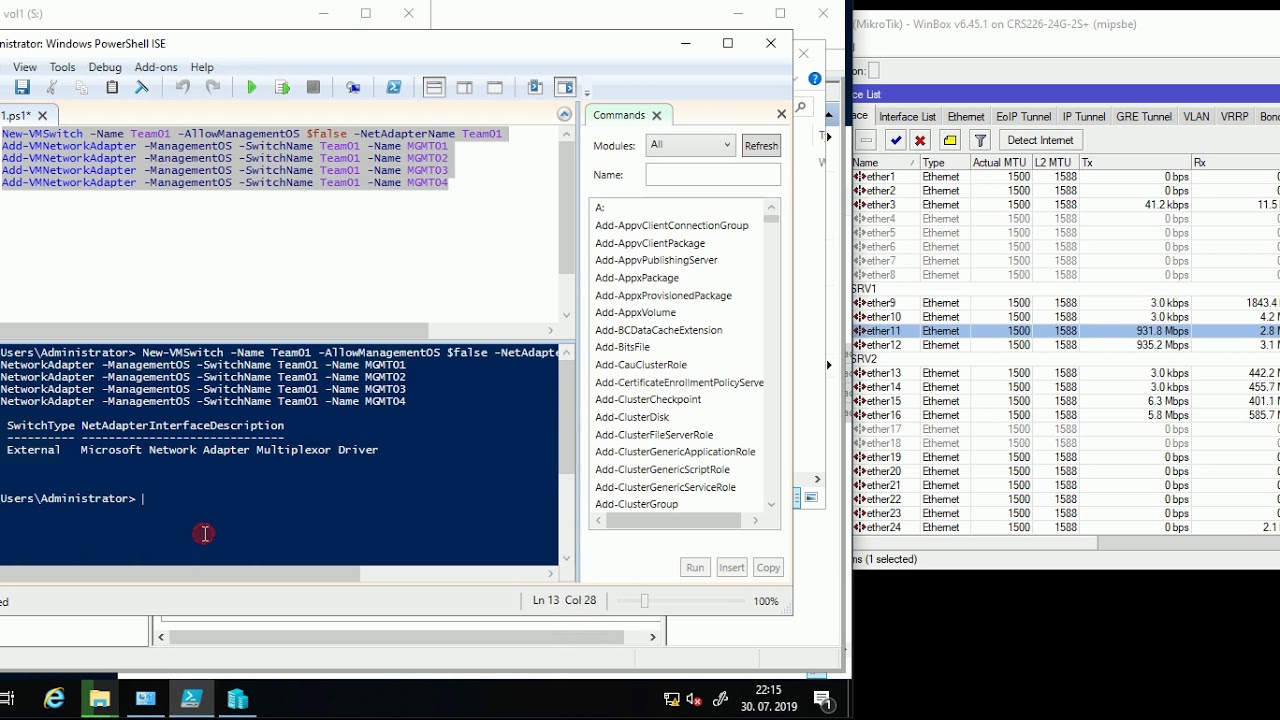 Demystifying SMB3.x multi-channel - 4 NIC teamed and VMSwitch (PS) with ...