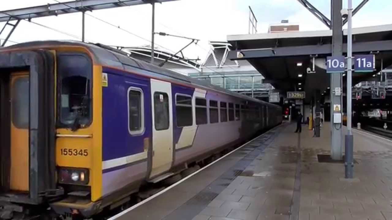 Northern Rail Class 155 Departing Leeds (24/11/15) - YouTube