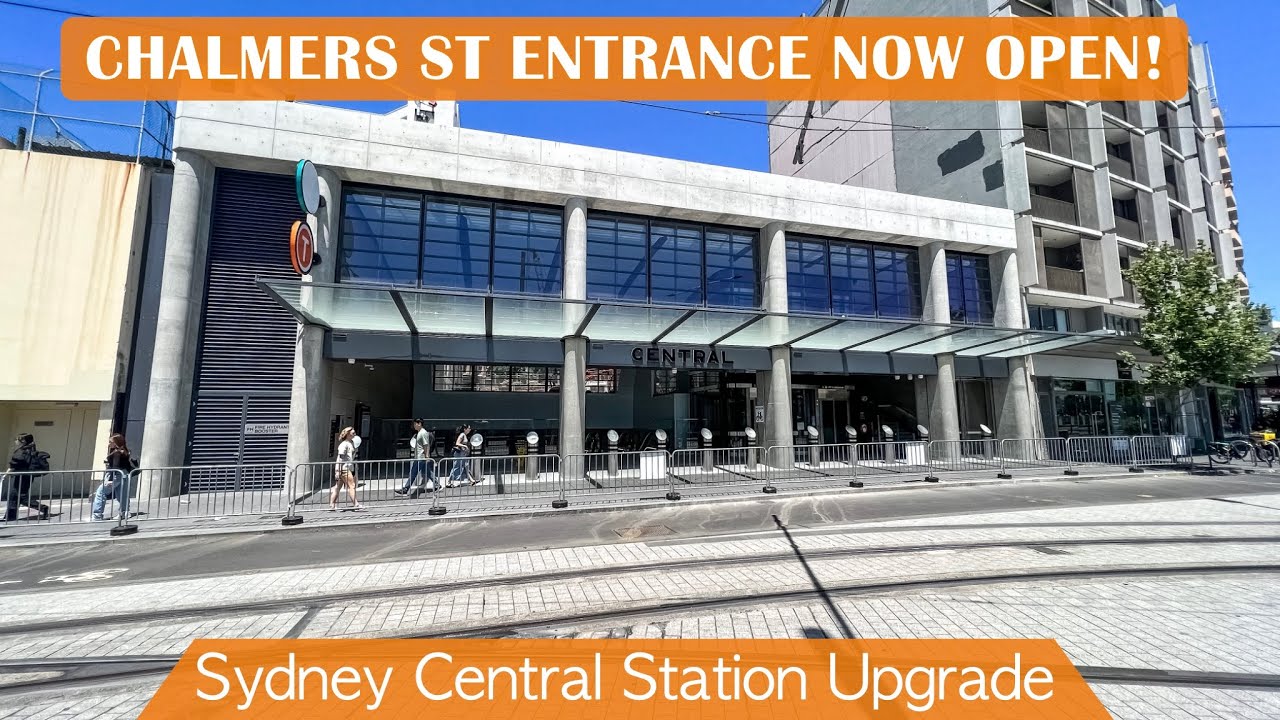 Transport for Sydney Vlog 728: Central Station Update - Chalmers Street ...