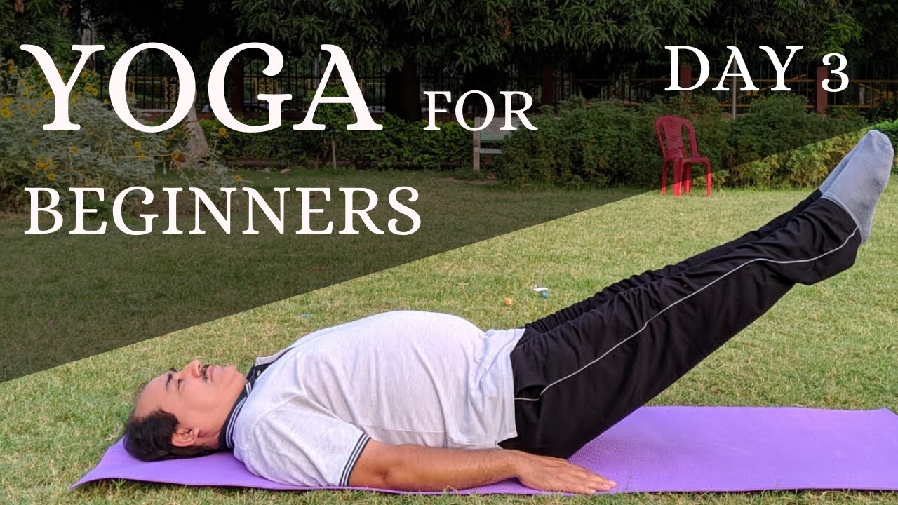 Leg Stretching Basic Yoga Exercises | Yoga for Beginners | Day 3 - YouTube