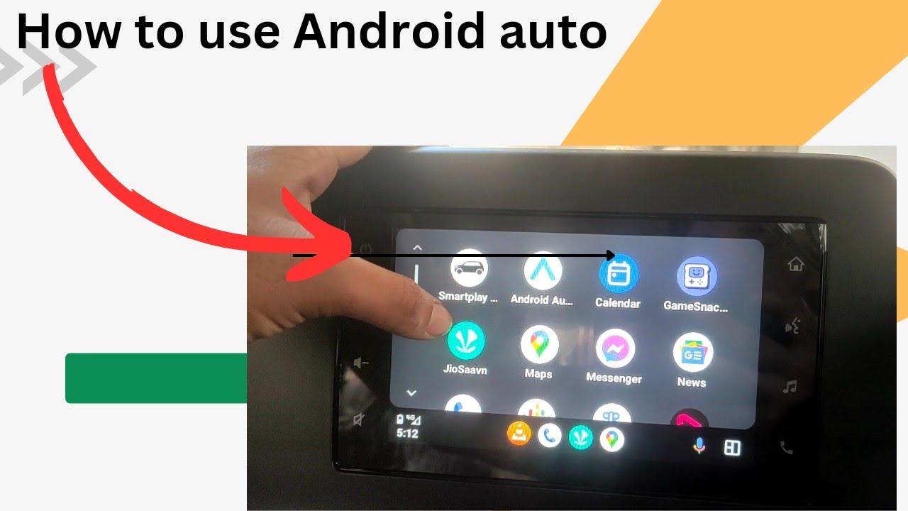 How to use Android auto in maruti fronx - YouTube