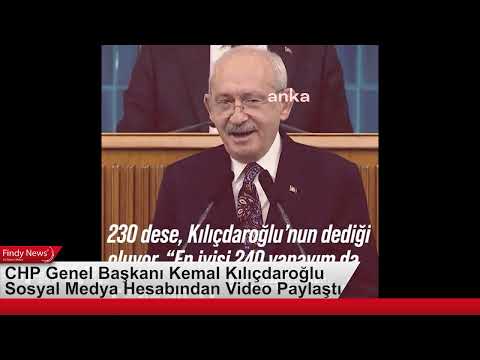 CHP Genel Başkanı Kemal Kılıçdaroğlu Sosyal Medya Hesabından Video Paylaştı