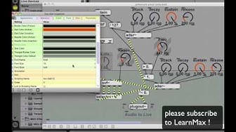 M4L Tutorial #5 Adding New Waveforms to our synth in Max for Ableton Live - YouTube