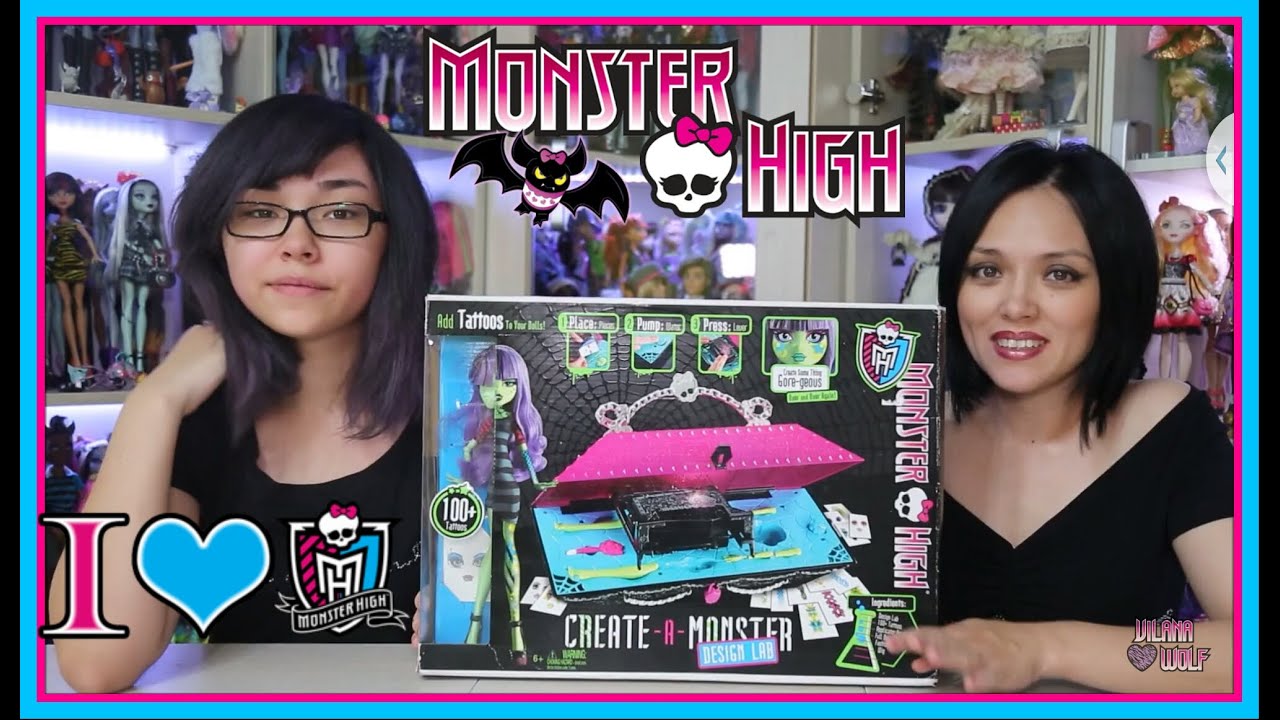 Monster High DESIGN LAB CREATE-A-MONSTER /Дизайнерская Лаборатория ...