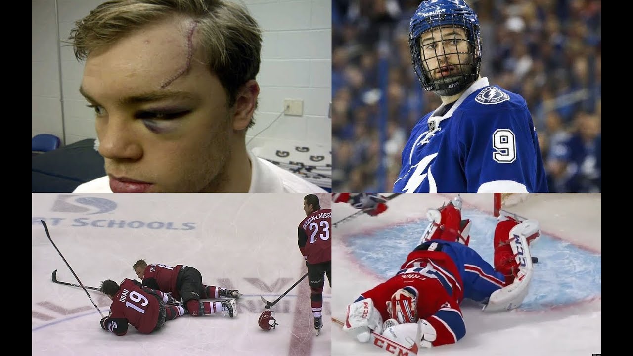 NHL: Injury During Warm Up - YouTube
