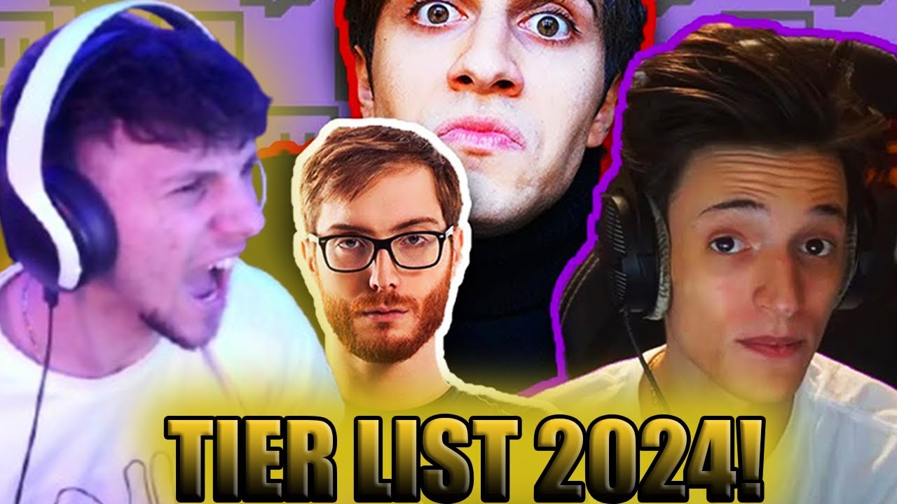 TIER LIST STREAMER 2024! - YouTube