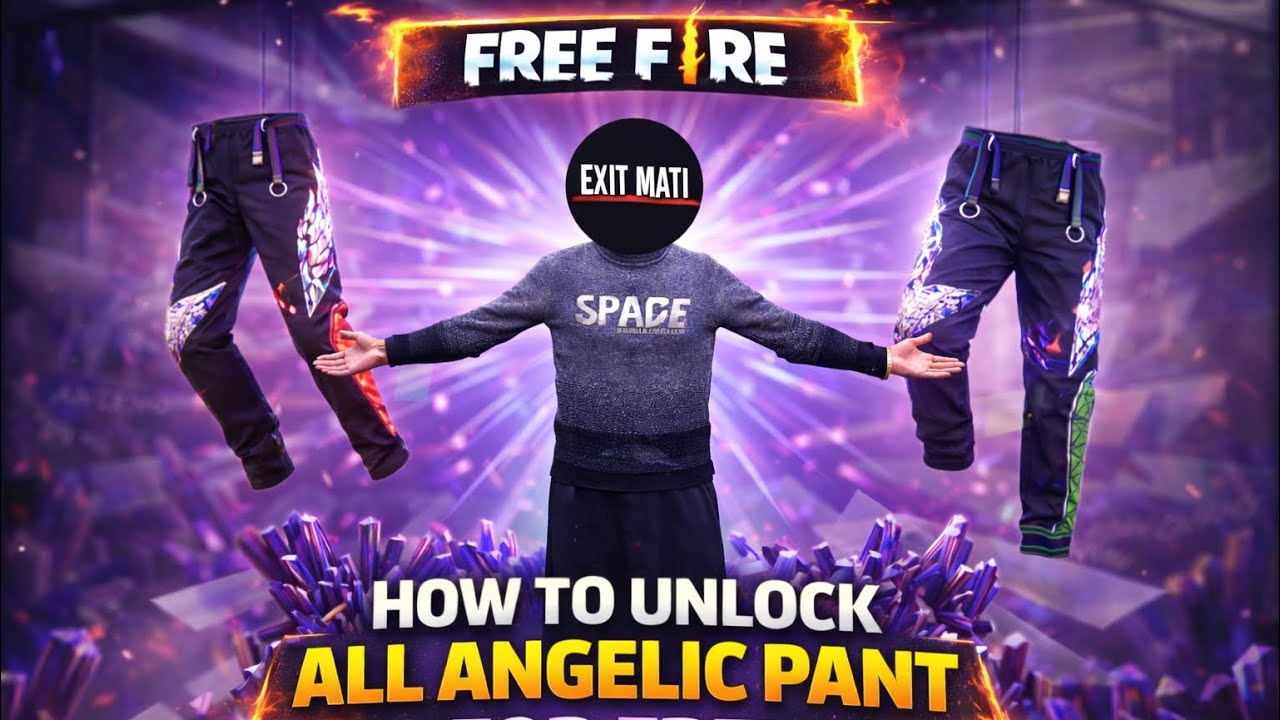 How To Unlock All Angelic Pants For Free 😱 | Free Fire Angelic Ring ...