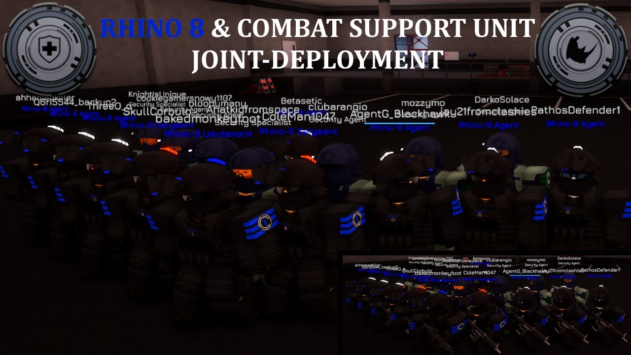 [SCI: Pathos III] Rhino 8 & Combat Support Unit Joint-Deployment - YouTube