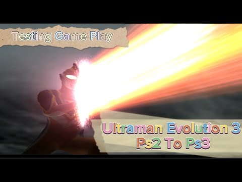 Testing Gameplay Game Ps2 Ultraman Fighting Evolution Di Ps3 - YouTube