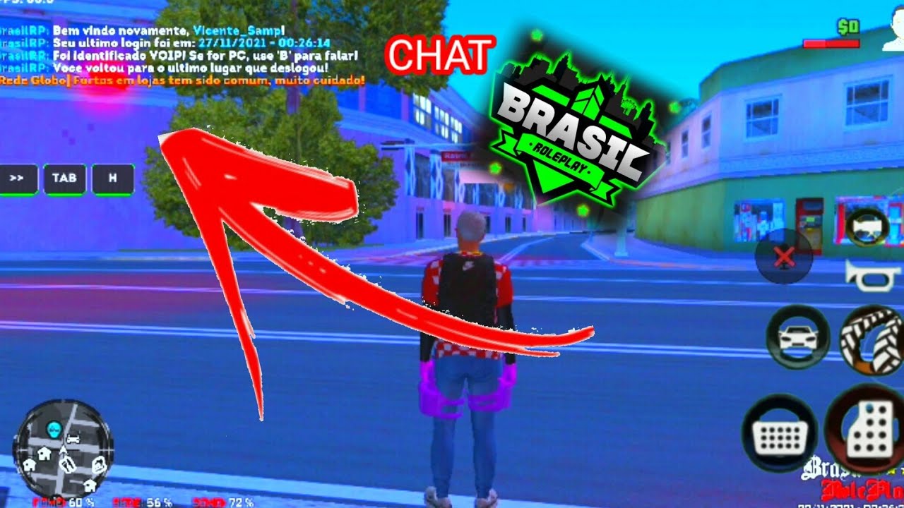 COMO TER O CHAT igual do PC no samp 😁 - YouTube